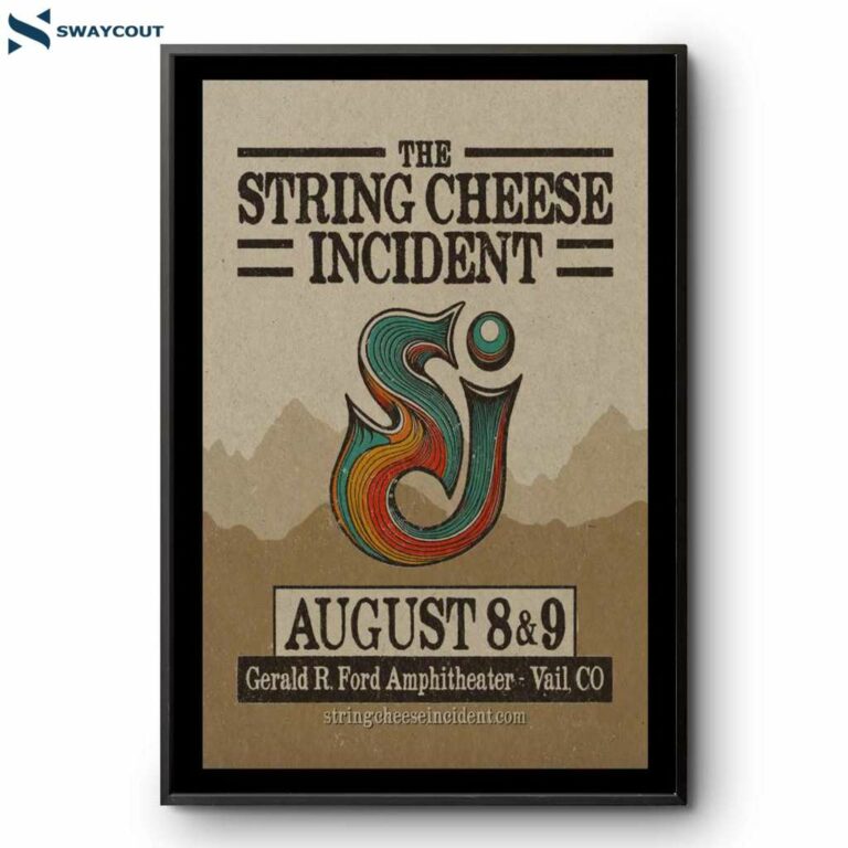 The String Cheese Incident Gerald R. Ford Amphitheater Aug 8 9 2025 Poster